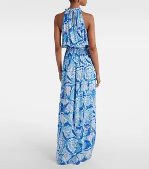Poupette St Barth Bianca Printed Maxi Dress