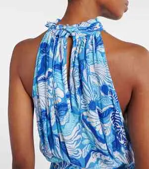 Poupette St Barth Bianca Printed Maxi Dress