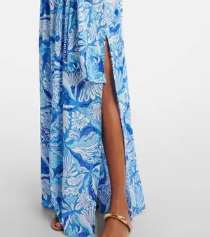 Poupette St Barth Bianca Printed Maxi Dress