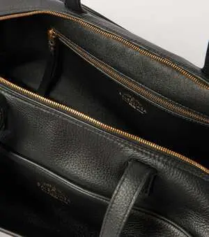 Balenciaga Carrie Medium Leather Bowling Bag