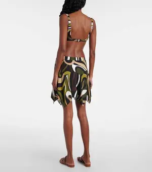 Emilio Pucci Marmo Printed Miniskirt