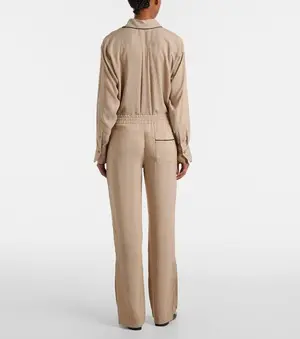 Victoria Beckham Striped Pajama Pants