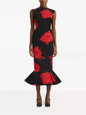 Marni Rose-printed Dress