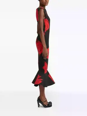 Marni Rose-printed Dress
