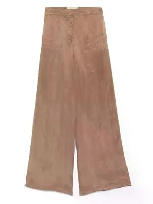 Blumarine Gabardine Trousers - Brown