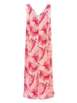 Liu Jo Palm-print Jumpsuit - Pink