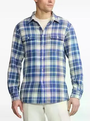 Ralph Lauren Purple Label Plaid Shirt - Blue