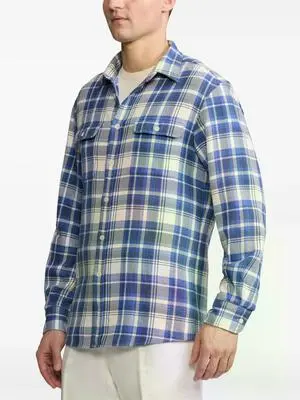 Ralph Lauren Purple Label Plaid Shirt - Blue
