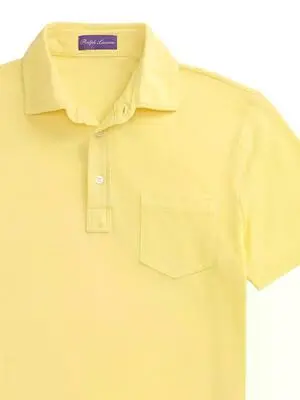 Ralph Lauren Purple Label Pocket-detail Polo Shirt - Yellow
