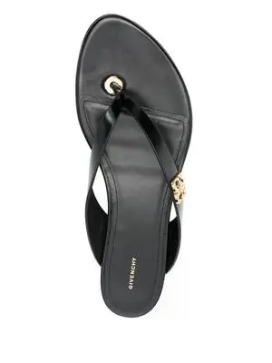 Givenchy 4g Liquid Flat Sandals