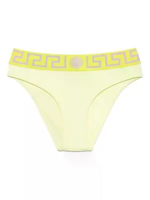 Versace Greca Border Bikini Bottom - Yellow
