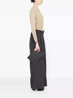 MAISON MARGIELA Leather Clutch With Logo