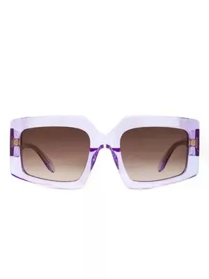 Just Cavalli Logo-plaque Sunglasses - Purple