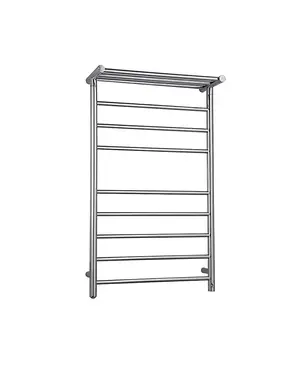 PURSONIC Wall Mount Electric Towel Warmer With 8 Heated Bars Plus 3 Non-heated Bars - Silver