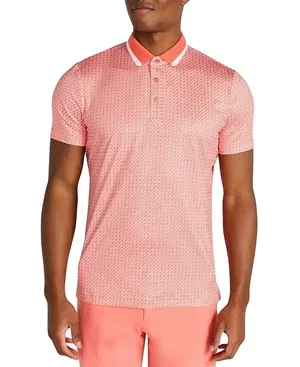 REDVANLY Devine Polo Shirt Coral