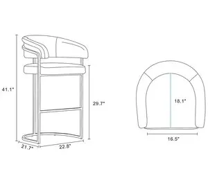 MANHATTAN COMFORT Augusta Barstool