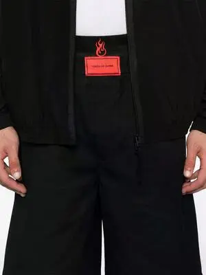VISION OF SUPER Embroidered-flame Shorts