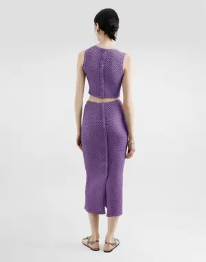 Dolce & Gabbana Calf-length Crochet Skirt