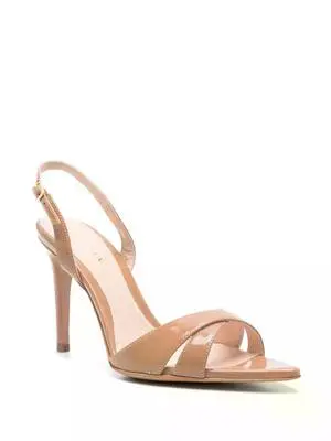 GINISSIMA 95mm Thea Sandals - Neutrals