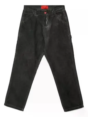 VISION OF SUPER Logo-patch Straight Jeans