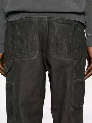 VISION OF SUPER Logo-patch Straight Jeans