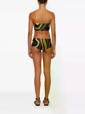 Emilio Pucci Marmo-print Bikini Bottom