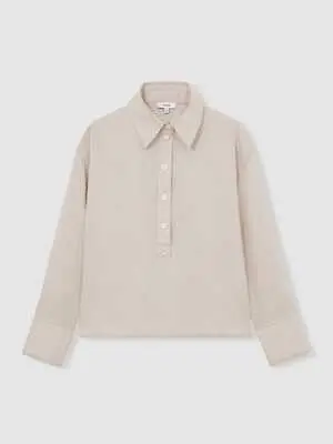 REISS Nina Linen Shirt