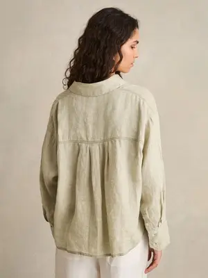 REISS Nina Linen Shirt