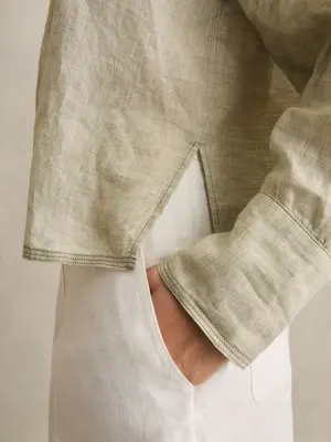 REISS Nina Linen Shirt