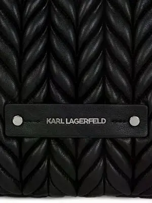 Karl Lagerfeld K/weave Quilted Shoulder Bag