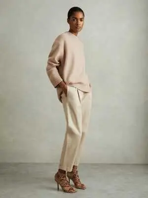 REISS Elena Wool-cashmere Crew Neck Jumper