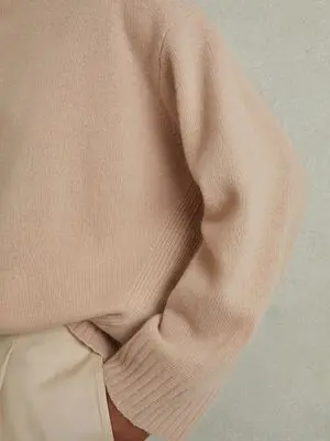REISS Elena Wool-cashmere Crew Neck Jumper
