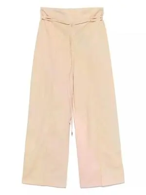 Liu Jo Cotton Trousers - Neutrals