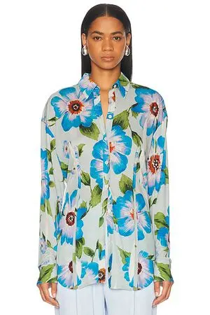 Acne Studios Suri Printed Viscose Shirt