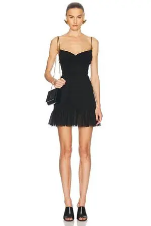 Saint Laurent Spaghetti Strap Cocktail Dresses