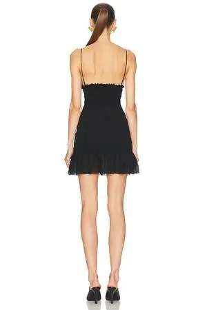 Saint Laurent Sleeveless Mini Dress - Noir