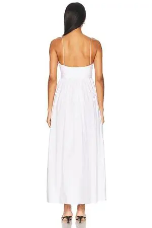 Matteau Gathered Bodice Midi Dress