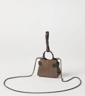 Brunello Cucinelli Small Essence Top-handle Bag - Brown