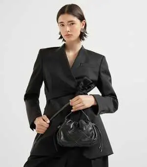Brunello Cucinelli Mellow Leather Bucket Bag