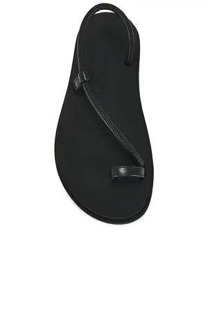 EMME PARSONS Bari Pool Slide - Black Nappa