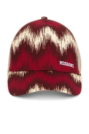 Missoni Trucker Hat - Red