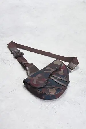 Dior Camouflage Saddle Bag