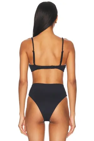 HAIGHT. Ribbed Vintage Bikini Top Adjustable