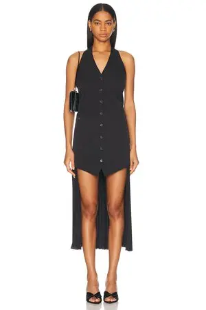 Helmut Lang Button Detailed Cocktail Dresses