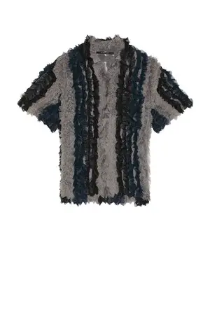 SONG FOR THE MUTE Box Shirt In Grey