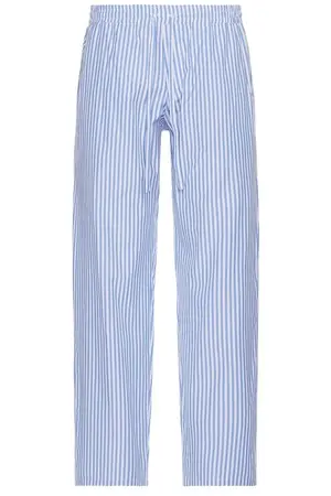 PIERRE-LOUIS MASCIA Trousers - White & Blue