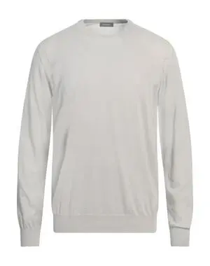 Rossopuro ROSSOPURO Cotton Crewneck Sweater Grey