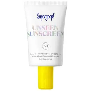 SUPERGOOP Mini Unseen Sunscreen Spf 50 Invisible Sun Protection For Face - One-color