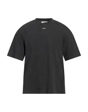 OFF-WHITE™ Off-white T-shirt Charcoal Size Cotton, Elastane
