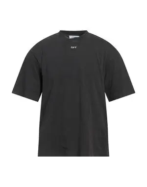 OFF-WHITE™ Off-white T-shirt Charcoal Size Cotton, Elastane